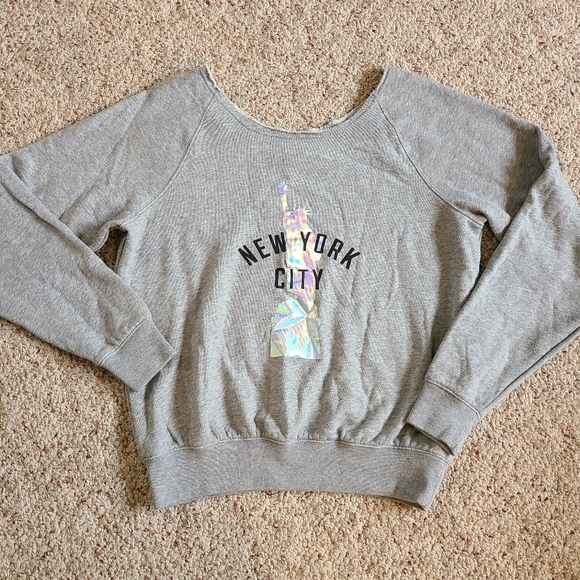 PINK Victoria's Secret | Tops | Y2k Vs Pink Nyc Sweatshirt Xs | Poshmark